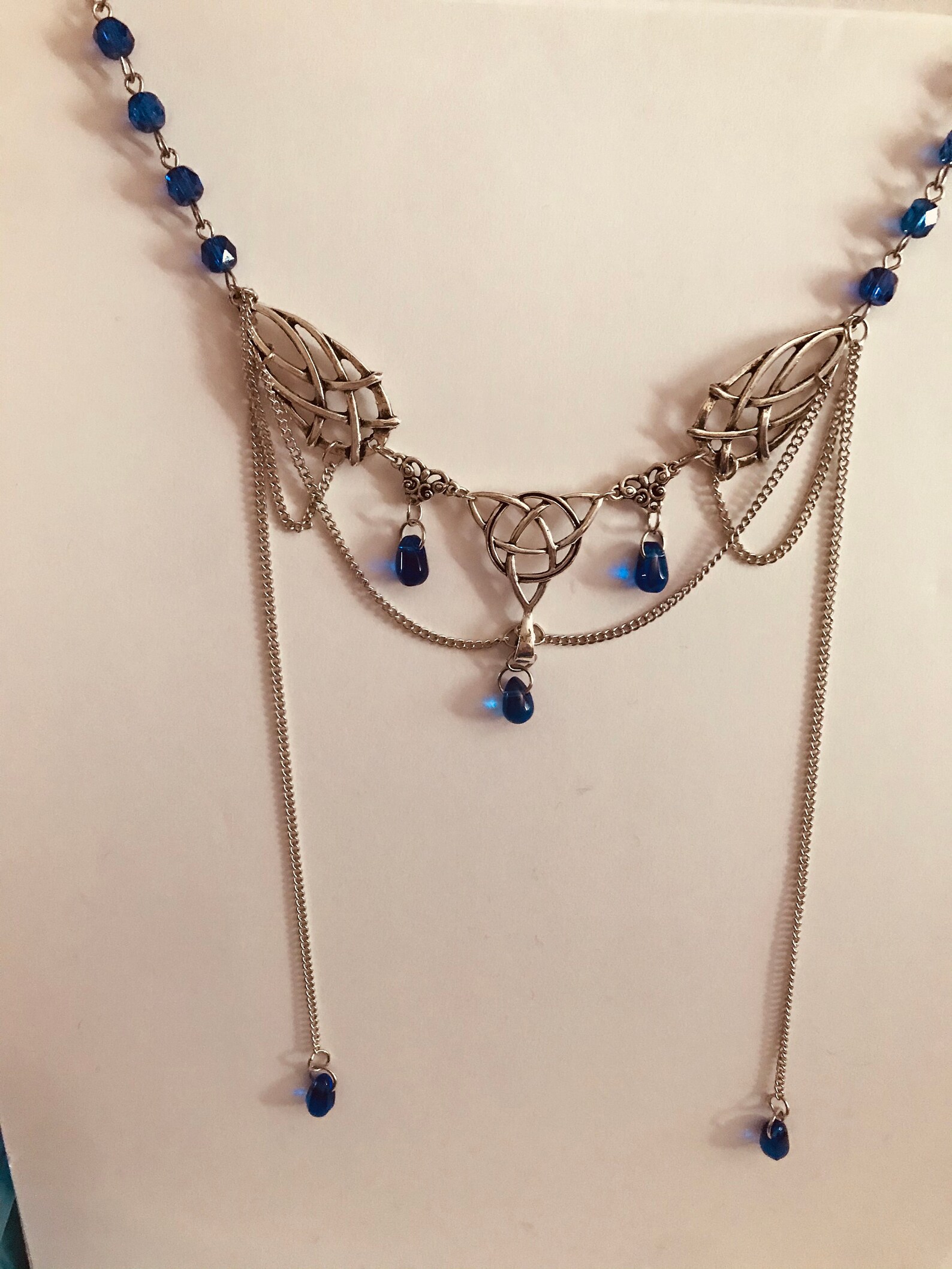 Celtic Tiara Chain Mail Diadem Circlet Purple Chain Mail - Etsy