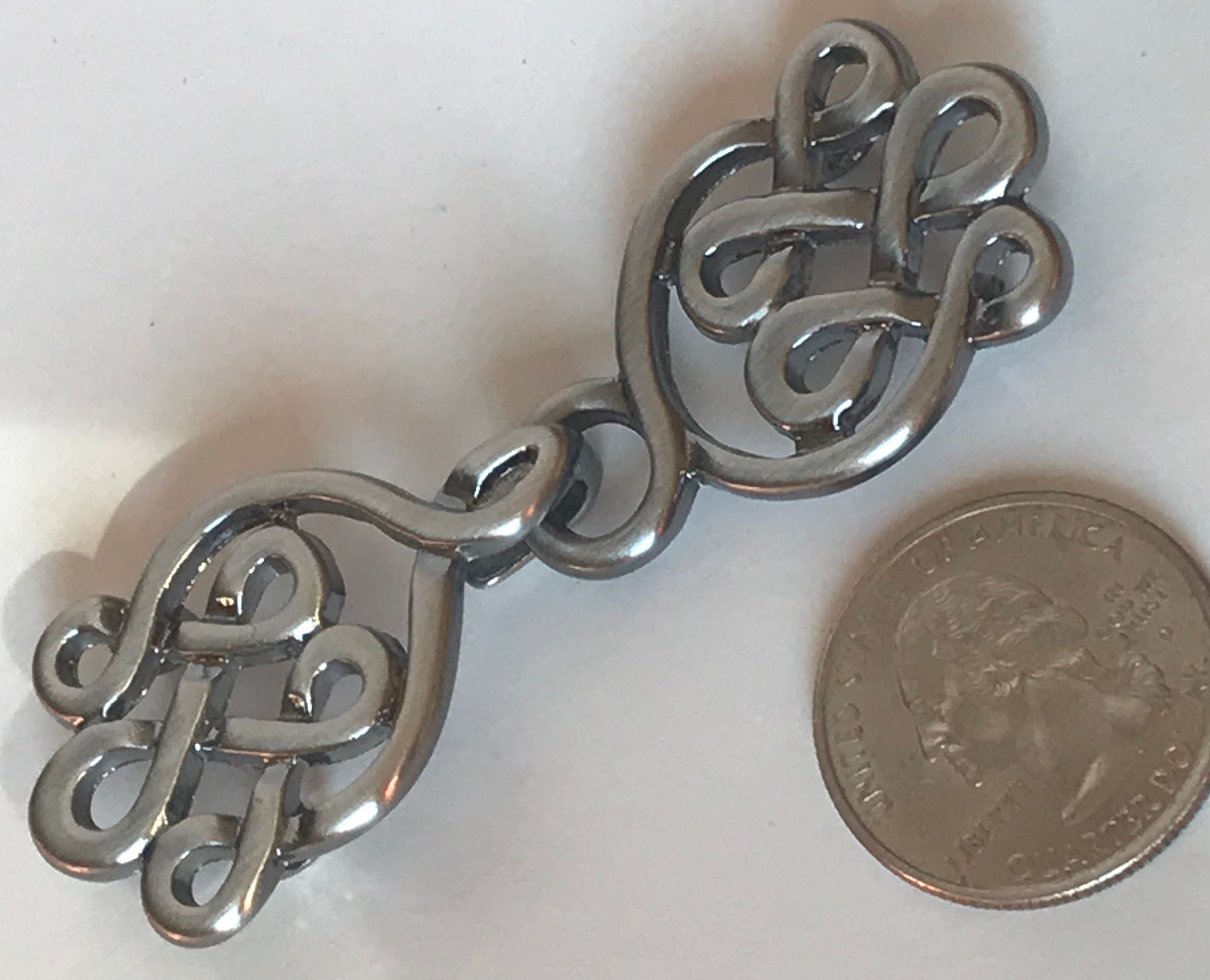 Celtic Cloak Clasp Silver Fibula Penannular Cape Closure | Etsy