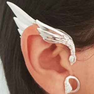Elf Ears Wings Pair Silver Plated Bronze - Etsy