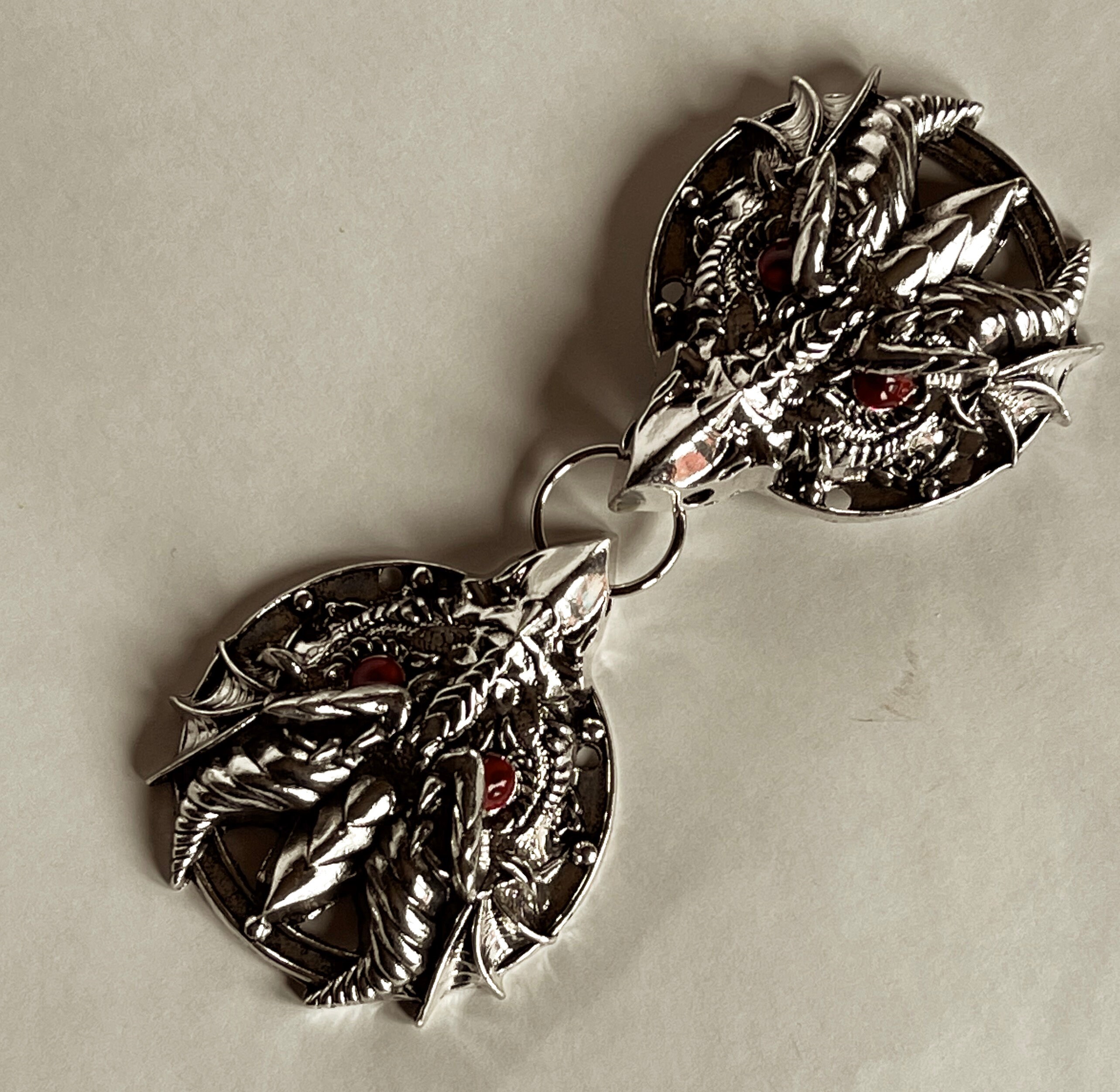 Dragon Cloak Clasp Cape Closure Heavy Style Fibula - Etsy