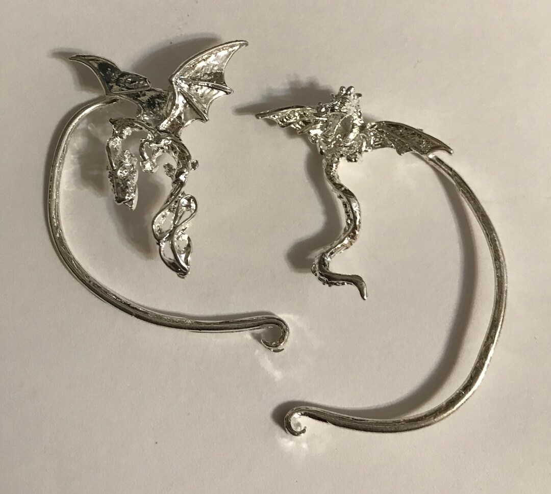 Dragon Elf Ears Dragon Ear Cuffs Dragon Ear Wrap Pair - Etsy