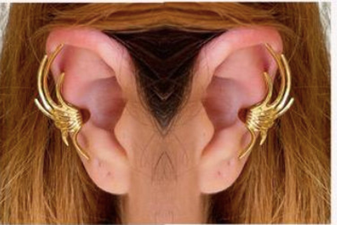 Pair of Spray Elf Ears Ear Cuffs Ear Wraps | Etsy