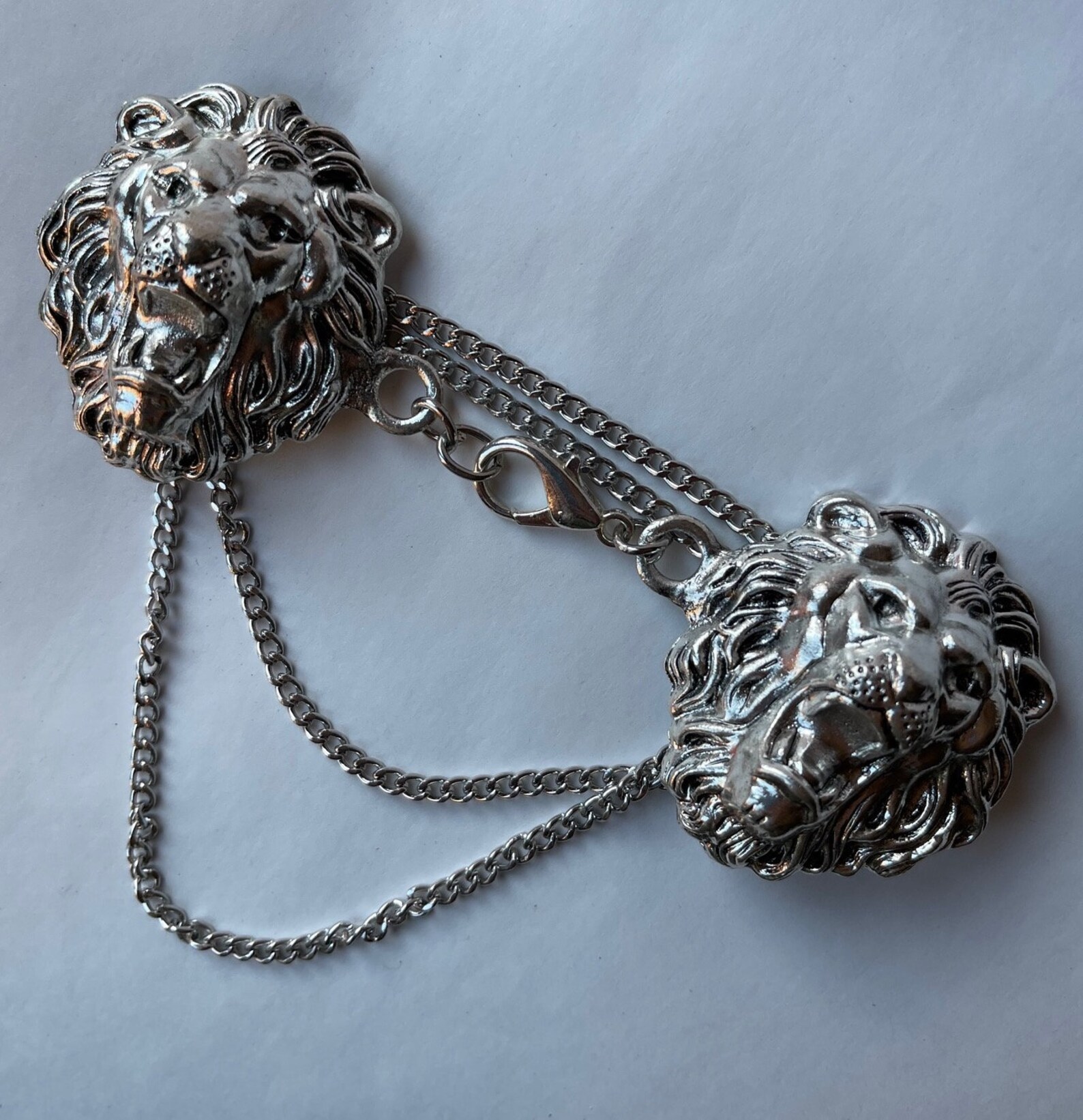 Lion Cloak Clasp Large Size 2 Inches Penannular Fibula Cape | Etsy