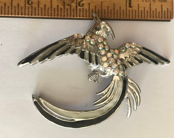 Phoenix Bird Brooch - Etsy