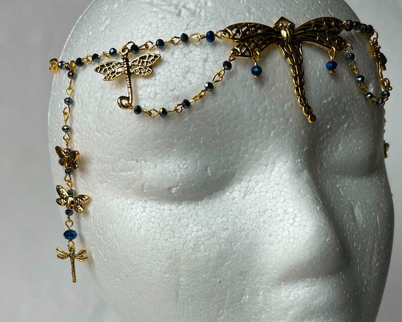 Butterfly Tiara Circlet Diadem Crown Chainmail | Etsy