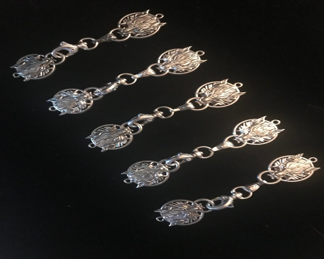 Wolf Cloak Clasps Set of 5, Penannular, Cape Closures - Etsy