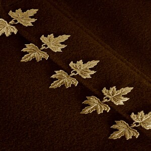 Leaves, Leaf 5 Cloak Clasp Sets in Silver or Gold - Etsy