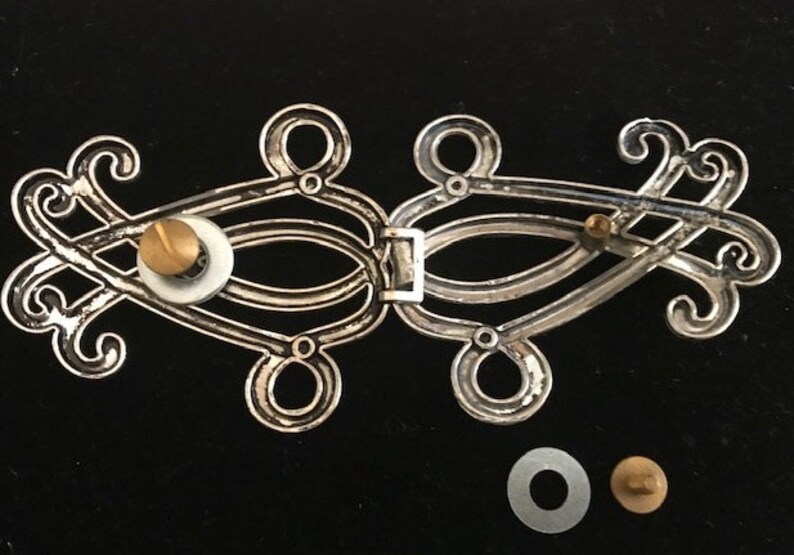 Celtic Cloak Clasp and Cape Closure Fibula Silver Penannular - Etsy