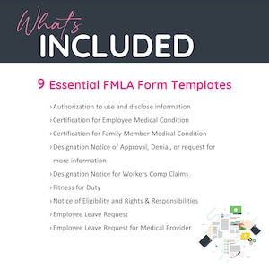 FMLA Form Templates Bundle: 9 HR Forms (word) (digital Download) - Etsy