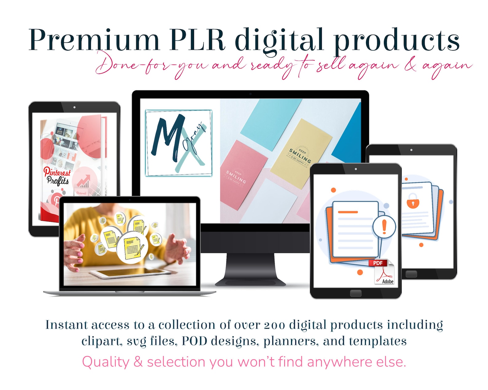 PLR Ultimate Digital Products 200 Bundle PLR Planners - Etsy
