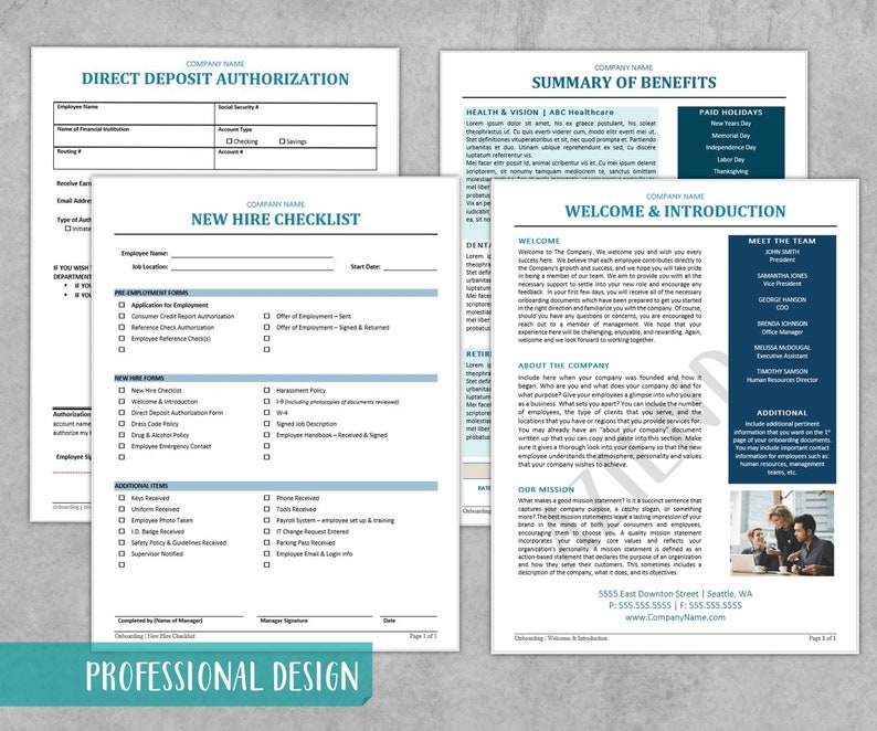 Human Resources Templates: 70+ Employee Management Forms (digital ...
