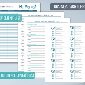 Doggy Daycare Bundle Registration Form New Dog Enrollment Application ...