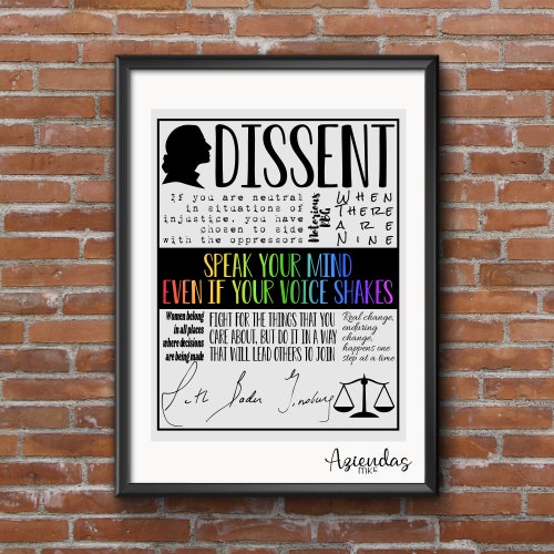 Ruth Bader Ginsburg Quote Inspirational Printable - Etsy