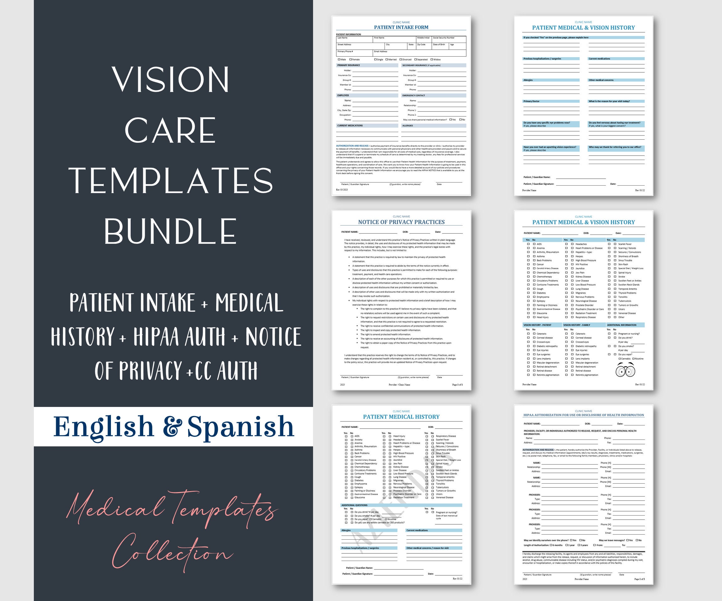 Optometry Patient History Form