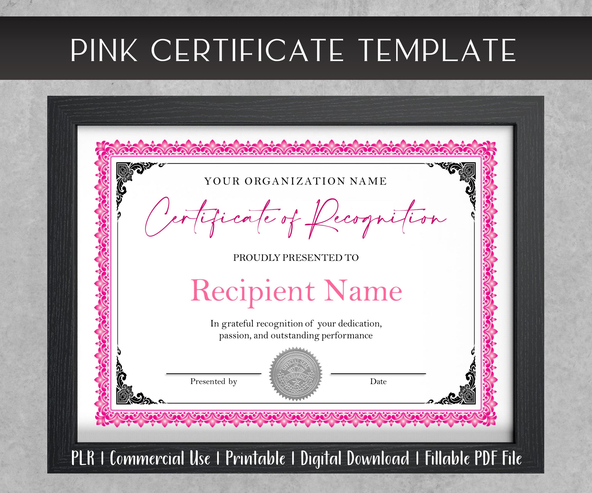 Openoffice Certificate Template