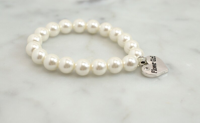 Flower Girl Bracelet Flower Girl T Flower Girl Jewelry Etsy