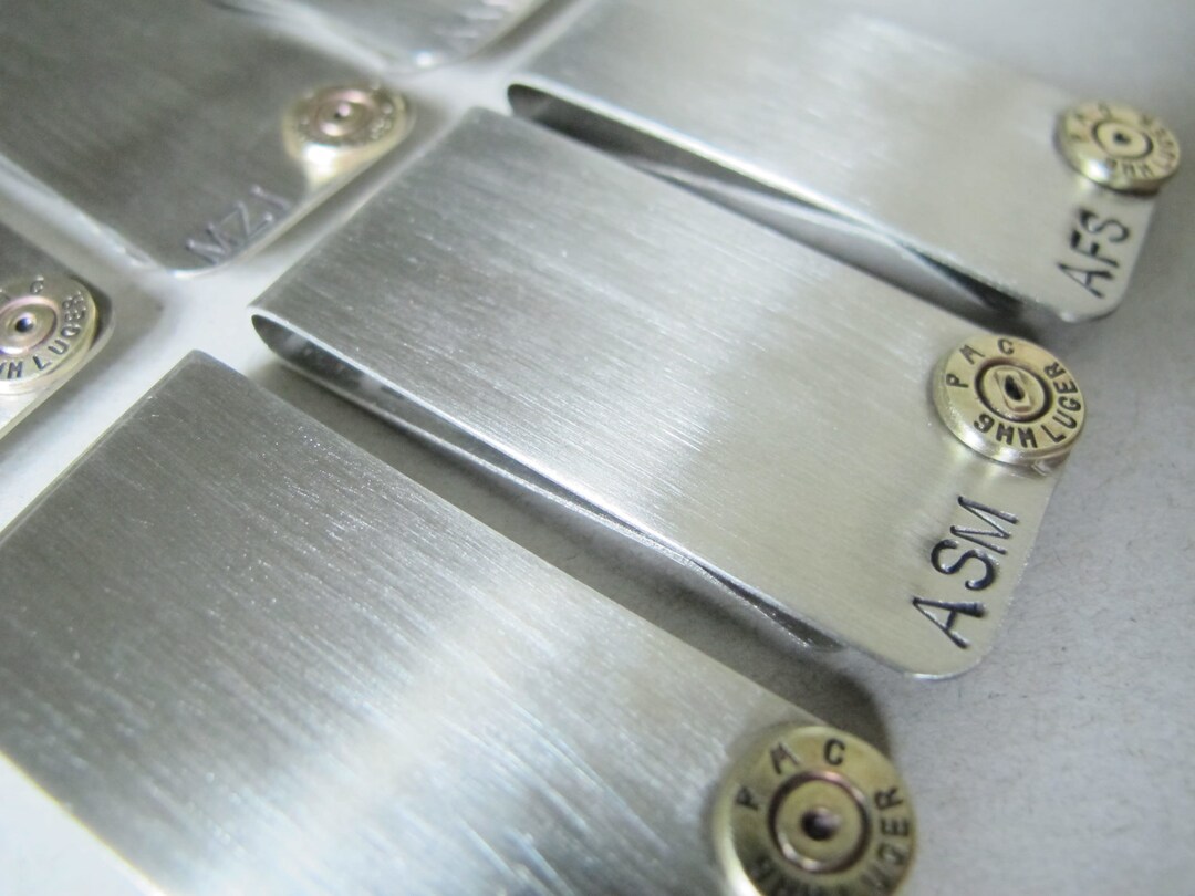 Bullet Money Clip Set Personalized Groomsmen Gift Set - Etsy