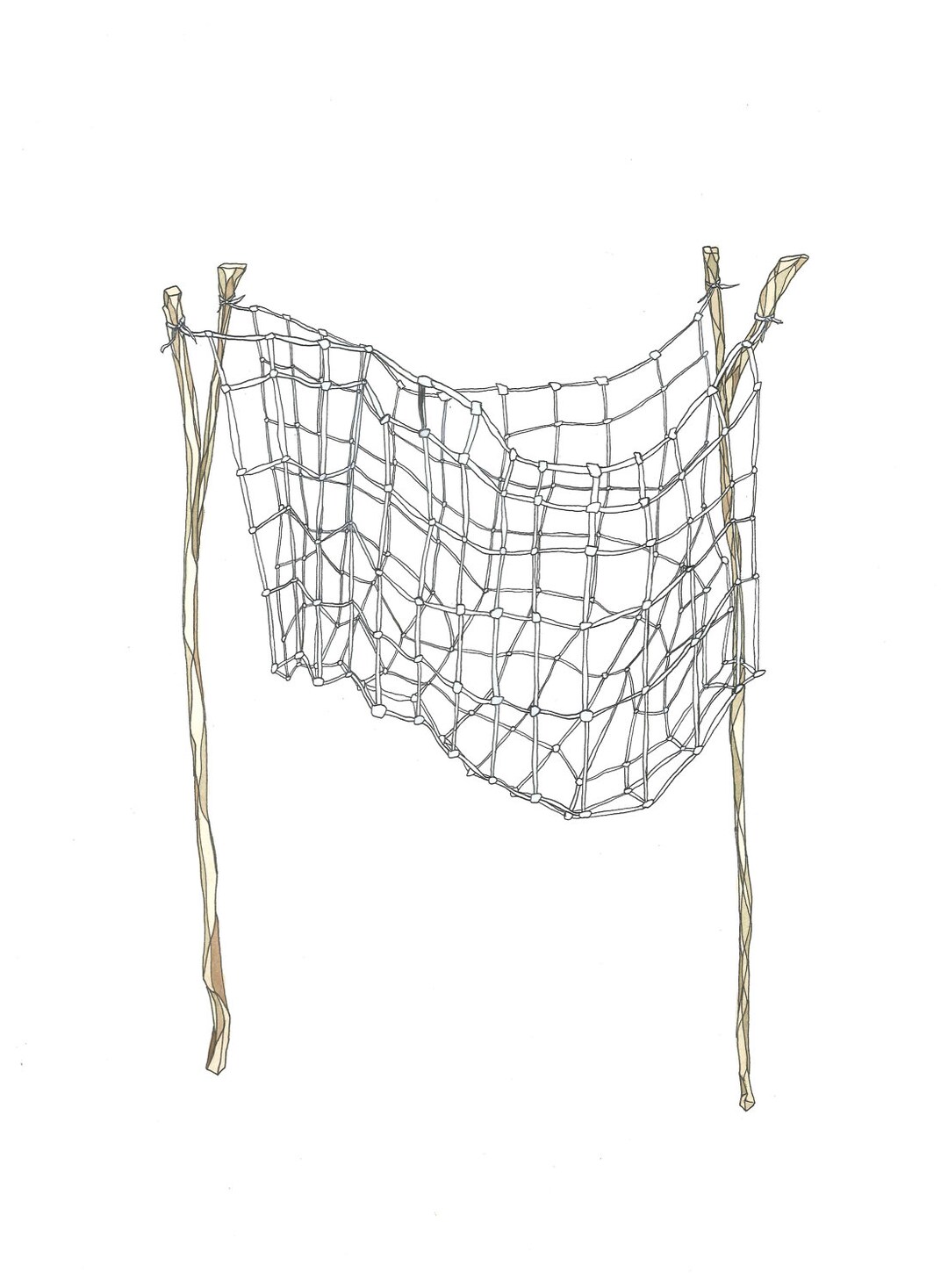 Entrapment - Original Ink and Watercolor Drawing, Painting ...