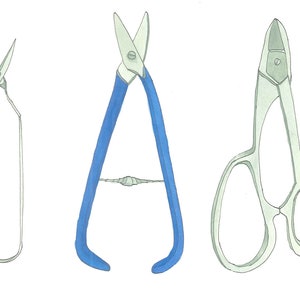 Snips - Original Ink and Watercolor Drawing, Painting, Illustration - Etsy