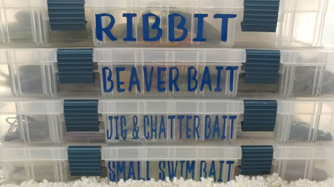 Fishing Tackle Box Labels - Etsy