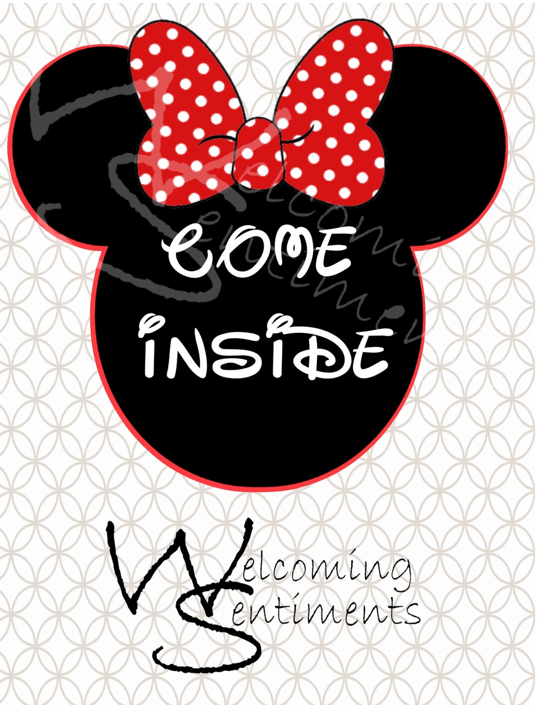 DIGITAL DOWNLOAD - Come Inside Its Fun Inside Minnie and Mickey Mouse ...
