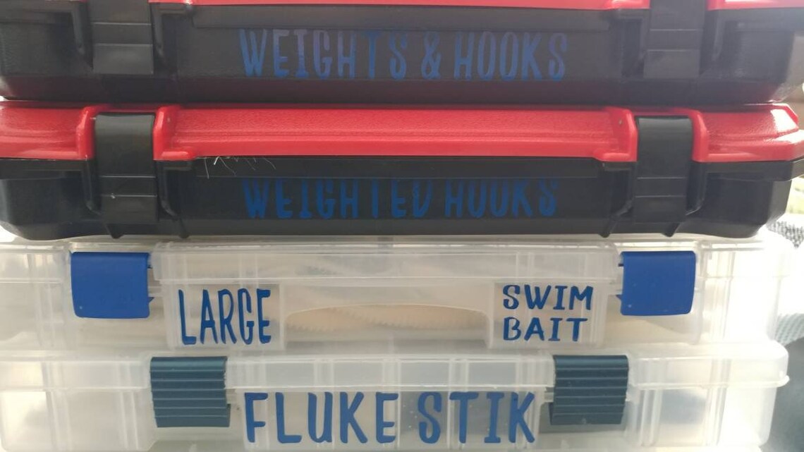 Fishing Tackle Box Labels - Etsy