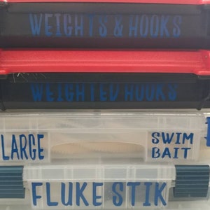 Fishing Tackle Box Labels - Etsy