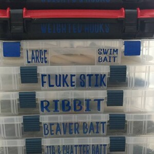 Fishing Tackle Box Labels - Etsy