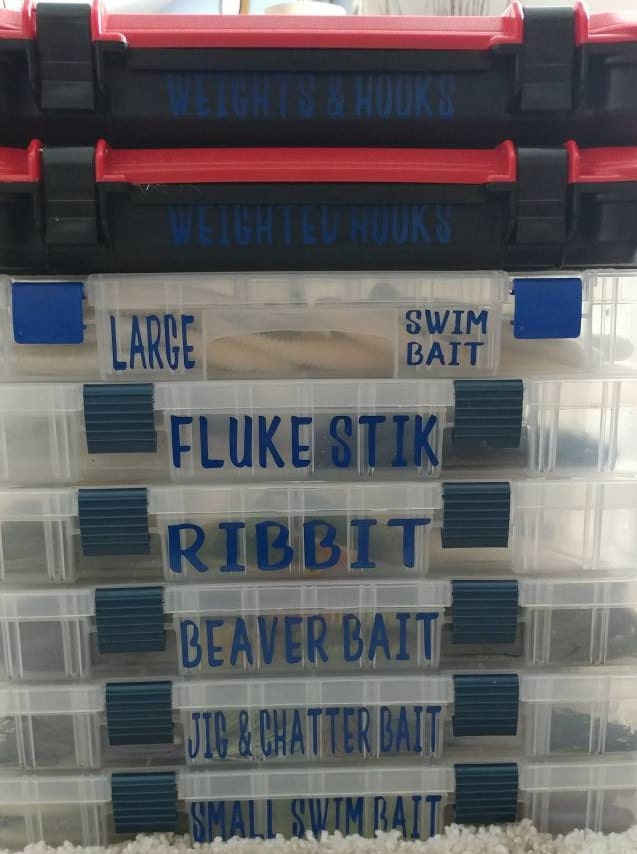Fishing Tackle Box Labels - Etsy