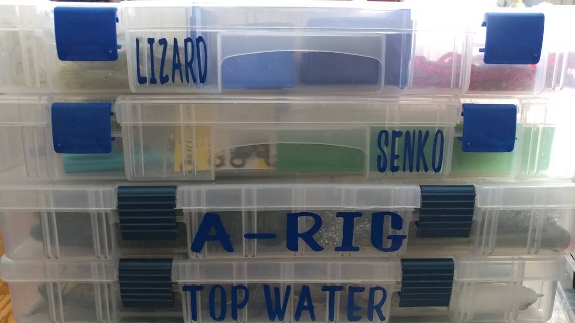 Fishing Tackle Box Labels - Etsy