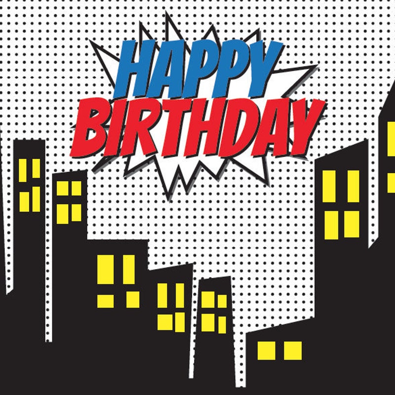 Super Hero Backdrop - Etsy