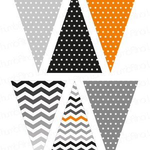 Halloween Printable Banner / Hanging Decorations / Scatters, Instant ...