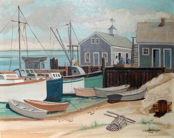 Dock painting | Etsy