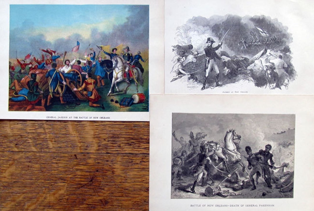 Battle of New Orleans, War of 1812, American, British & Canadian ...