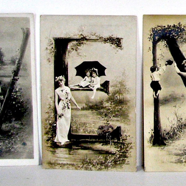 Antique Postcards Collection - Etsy