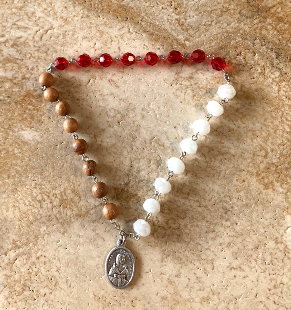 Chaplet of St. Kateri Tekakwitha - Etsy