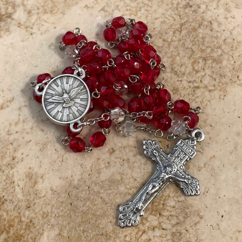 Ruby Rosary - Etsy