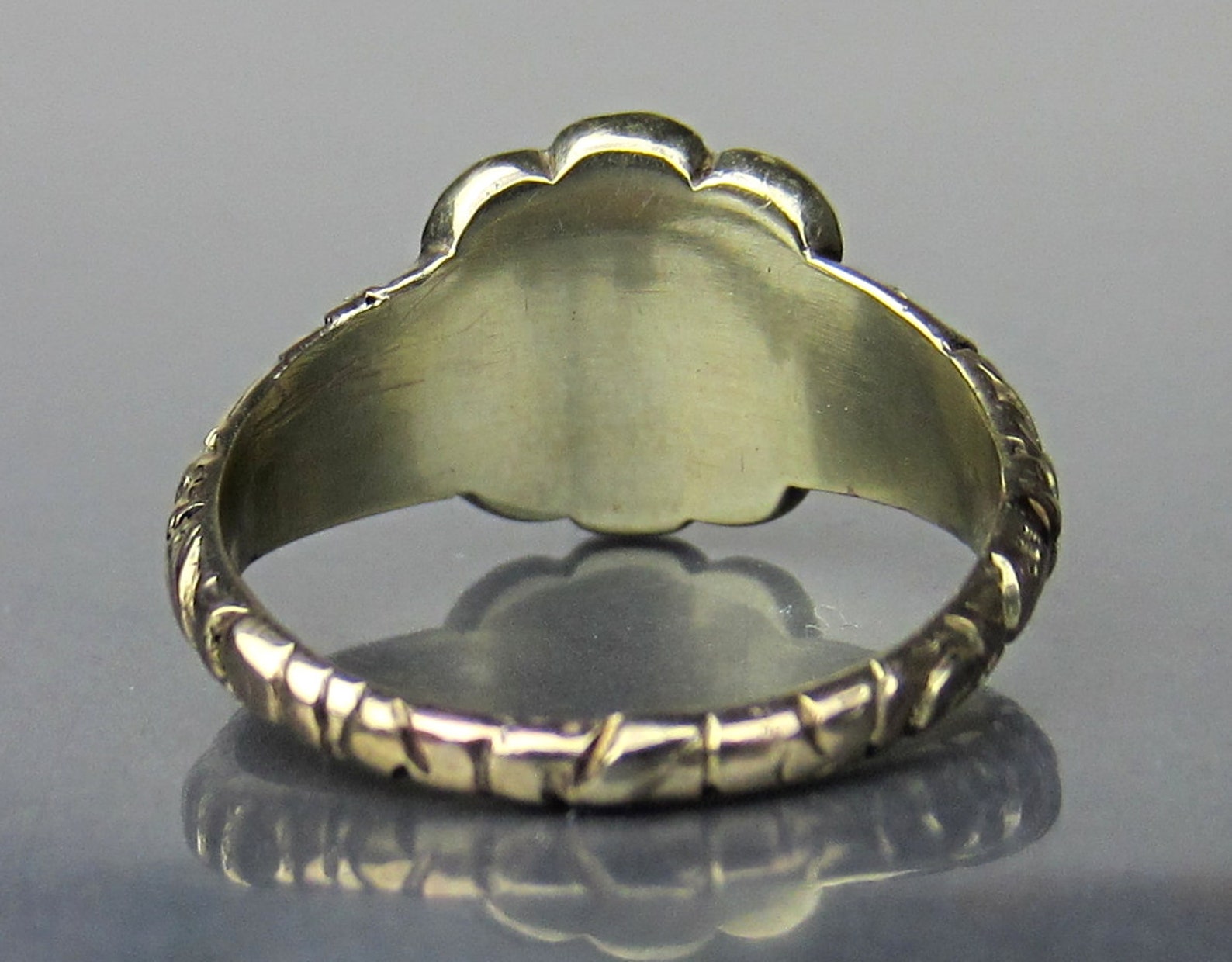 Antique Ring, Georgian Pink Sapphire and Rose Cut Diamond Ring 14k C ...