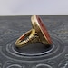 Victorian Carnelian Intaglio Ring 14k C. 1880, Antique Intaglio ...