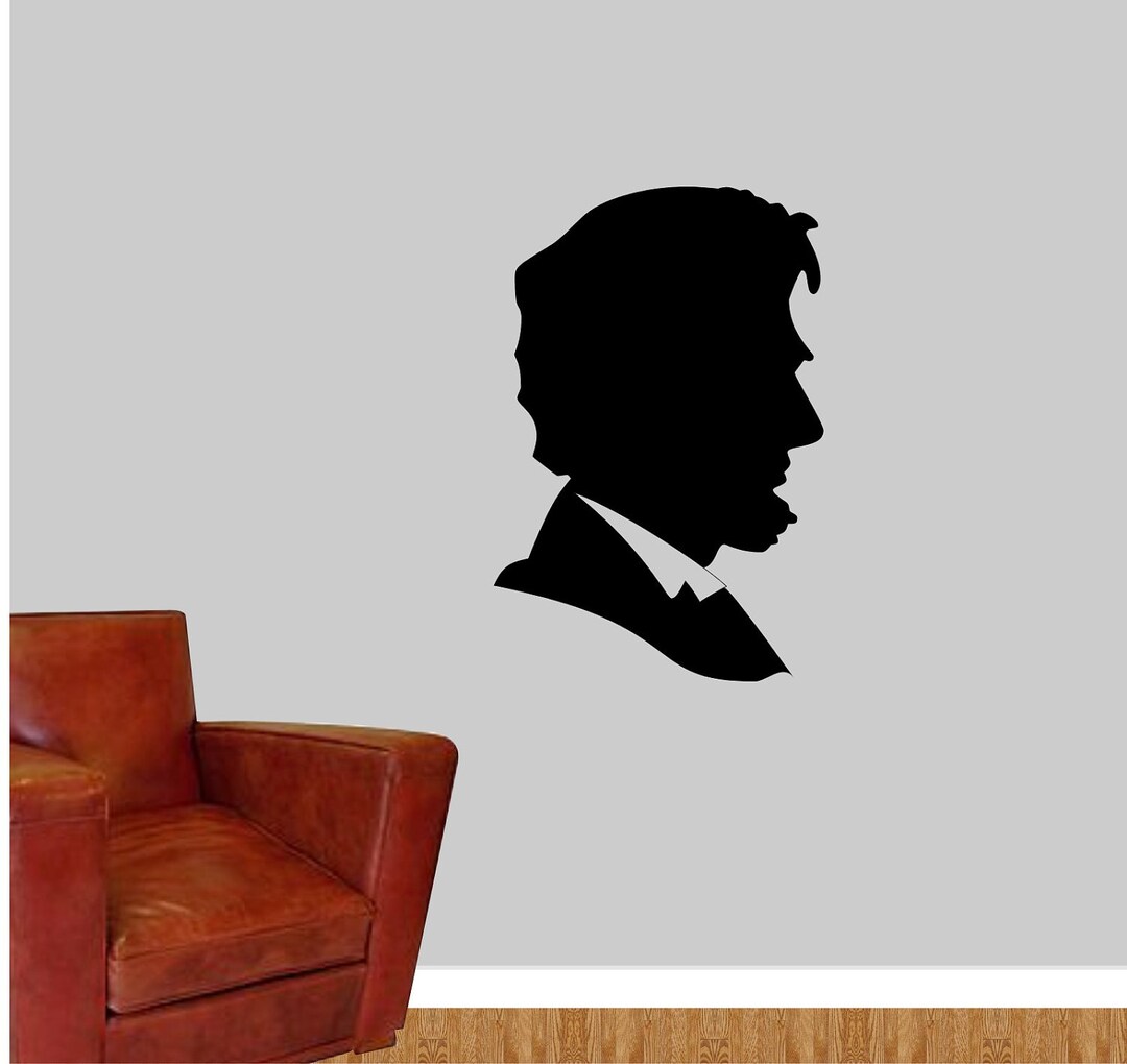 Abraham Lincoln Wall Vinyl Decal - Abe Lincoln Wall Sticker - Honest ...