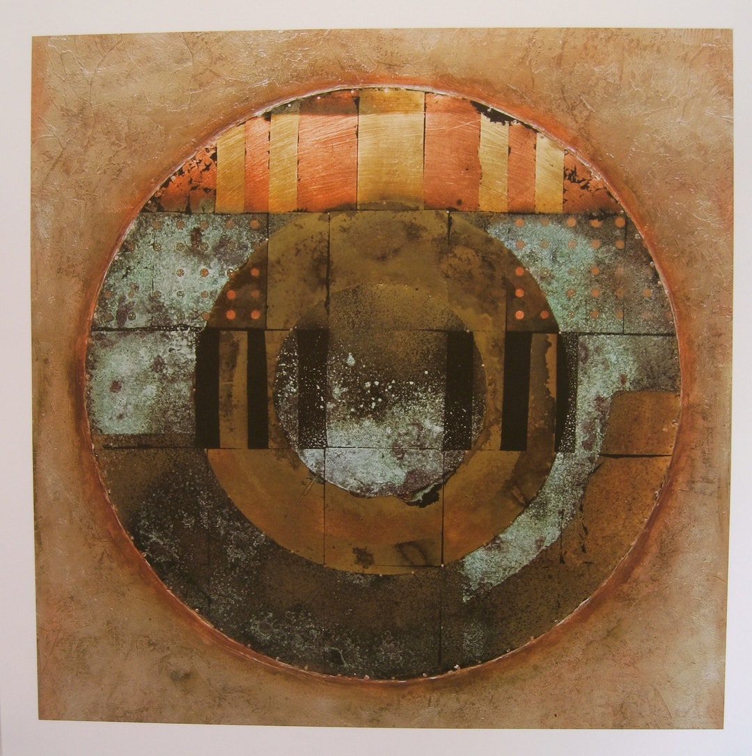 Original Abstract Lithograph Print - Etsy