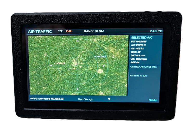 Live Aircraft Desktop Radar Display | Aviation Gift for Pilots, Plane ...