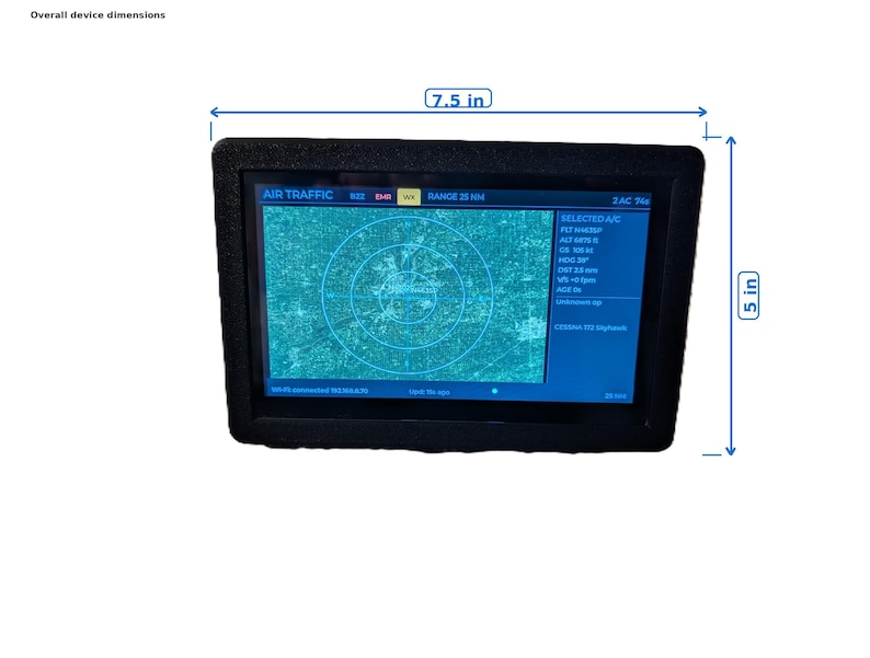 Live Aircraft Desktop Radar Display | Aviation Gift for Pilots, Plane ...