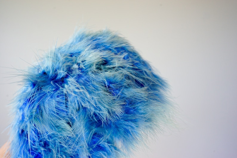 Vintage Blue Feather Headband Hat Casque Hat Vintage Hat - Etsy