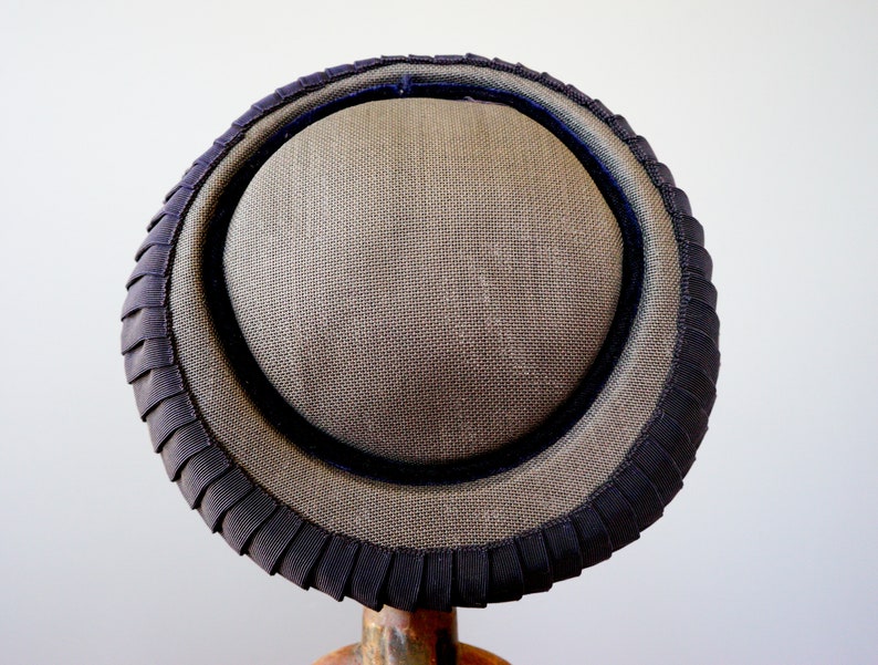 Vintage Mini Cartwheel Hat Tilt Hat Saucer Hat 1940s-50s | Etsy