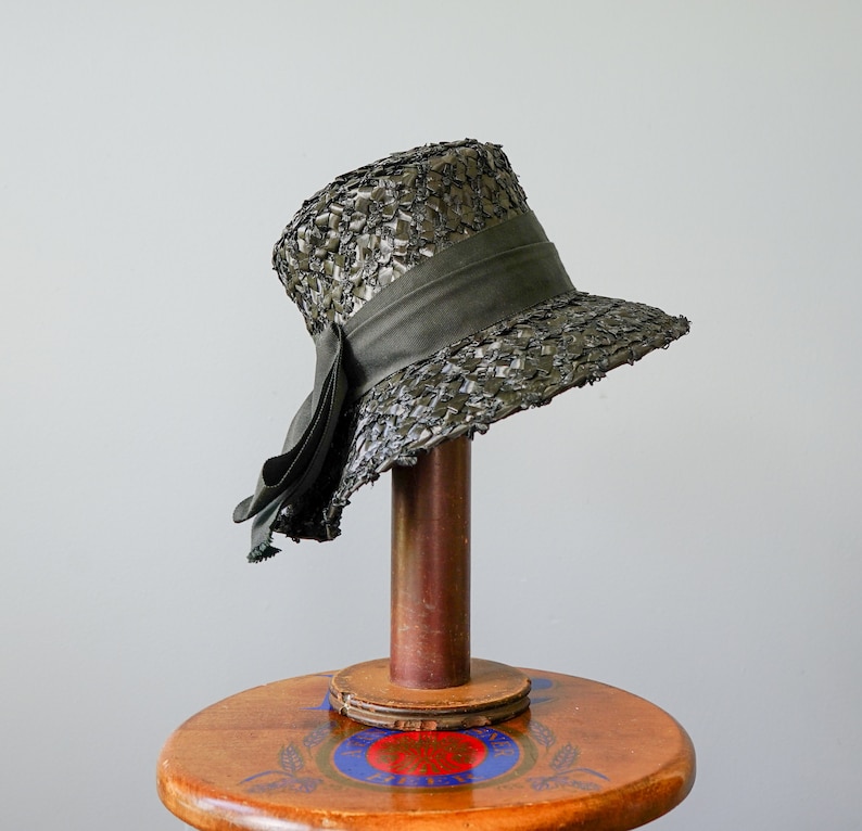 Vintage Straw Bucket Hat Cloche Hat 1950s-60s Hat Vintage - Etsy