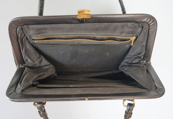 Vintage Tweed Fabric Frame Purse/ 1950s-60s Purse/ Vi… - Gem