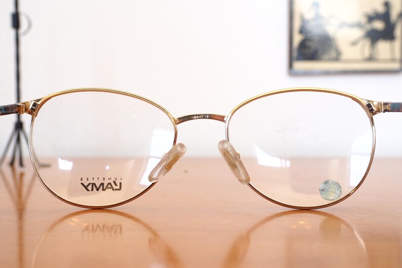 Vintage Eyeglass Wire Rim 1990s by Lamy New Old Stock Glasses - Etsy