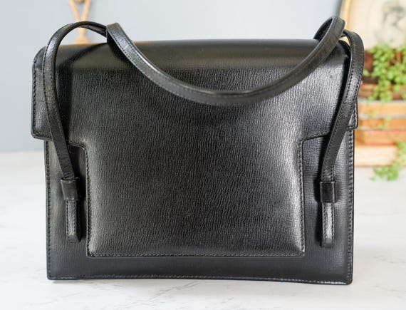 Vintage Michels Drew Leather Envelope Bag/ 1960s-70s … - Gem