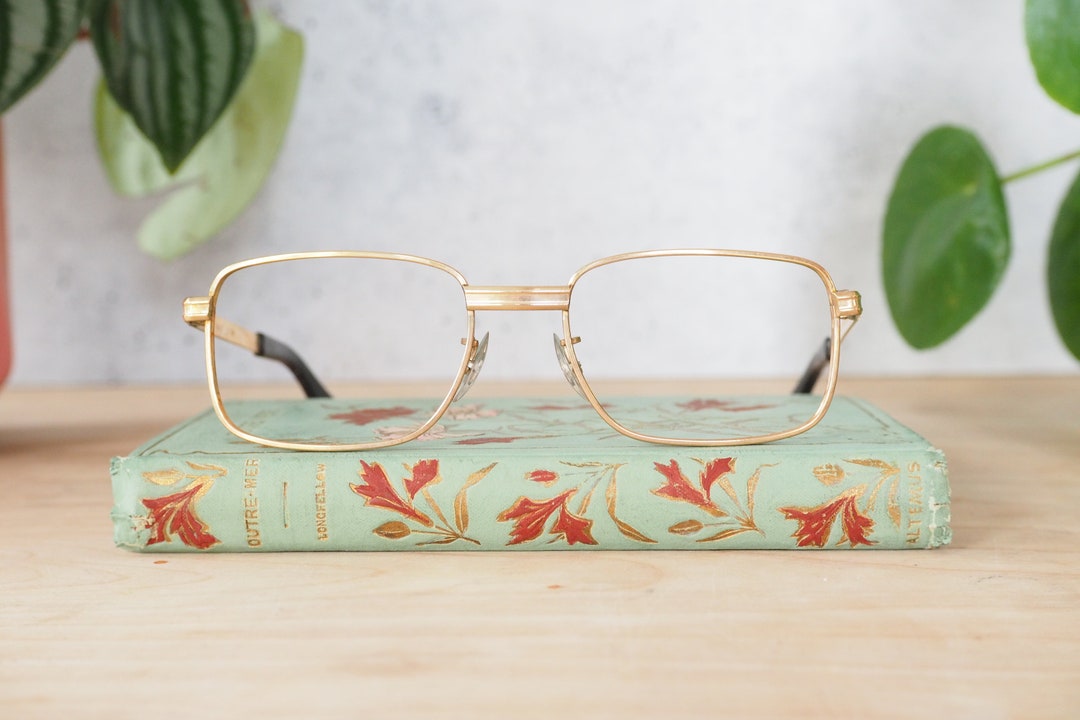 Vintage Eyeglasses 1970s Made in Germany New Old Stock Multicolor Gold ...